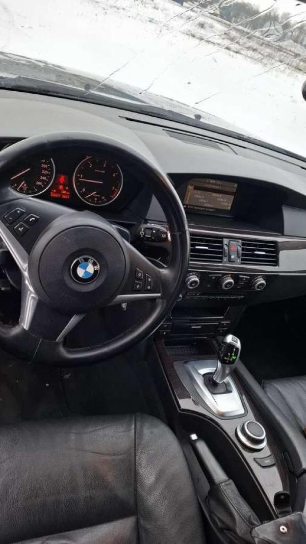 Melns BMW 520 2008 Vilkaviškis, ar dzinēja tilpumu 2.00 L un nobraukumu 345 tūkst. km par 3850 €, foto 7 vietnē AUTOMOTO.COM.LV