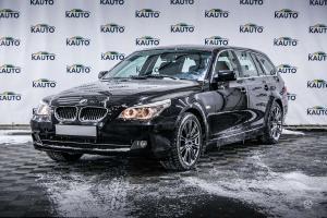 Black BMW 520 2008 in Kaunas, with an engine capacity of 2.00 L and mileage of 362 thousand km for 5990 €, photo  on AUTOMOTO.COM.LV