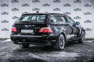 Black BMW 520 2008 in Kaunas, with an engine capacity of 2.00 L and mileage of 362 thousand km for 5990 €, photo 3 on AUTOMOTO.COM.LV