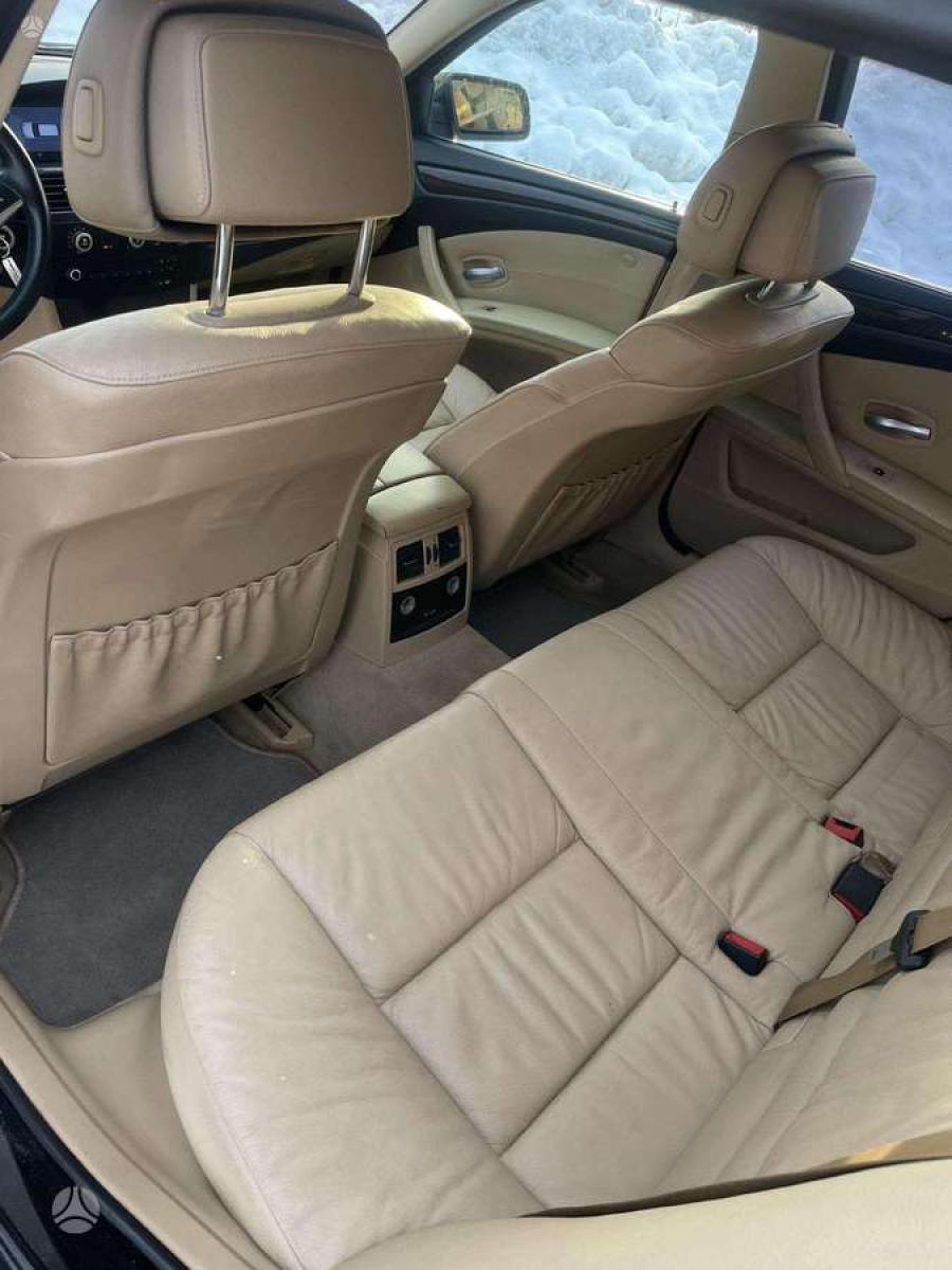 Melns BMW 520 2008 Viļņa, ar dzinēja tilpumu 2.00 L un nobraukumu 359 tūkst. km par 3600 €, foto 20 vietnē AUTOMOTO.COM.LV