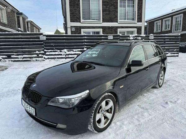 Melns BMW 520 2008 Viļņa, ar dzinēja tilpumu 2.00 L un nobraukumu 455 tūkst. km par 2550 €, foto 3 vietnē AUTOMOTO.COM.LV