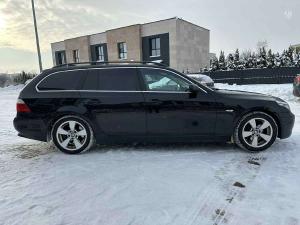 Black BMW 520 2008 in Vilnius, with an engine capacity of 2.00 L and mileage of 455 thousand km for 2550 €, photo 4 on AUTOMOTO.COM.LV