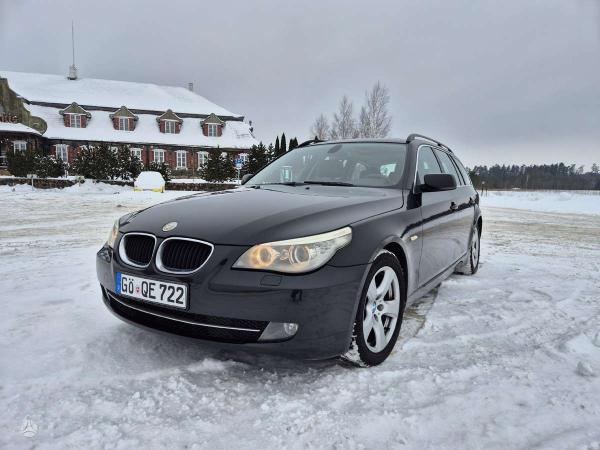 Black BMW 520 2008 in Vilnius, with an engine capacity of 2.00 L and mileage of 278 thousand km for 4900 €, photo 1 on AUTOMOTO.COM.LV