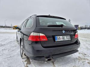 Black BMW 520 2008 in Vilnius, with an engine capacity of 2.00 L and mileage of 278 thousand km for 4900 €, photo 5 on AUTOMOTO.COM.LV