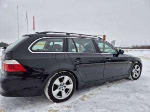Black BMW 520 2008 in Vilnius, with an engine capacity of 2.00 L and mileage of 278 thousand km for 4900 €, photo 8 on AUTOMOTO.COM.LV