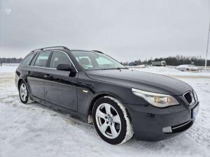 Black BMW 520 2008 in Vilnius, with an engine capacity of 2.00 L and mileage of 278 thousand km for 4900 €, photo 10 on AUTOMOTO.COM.LV
