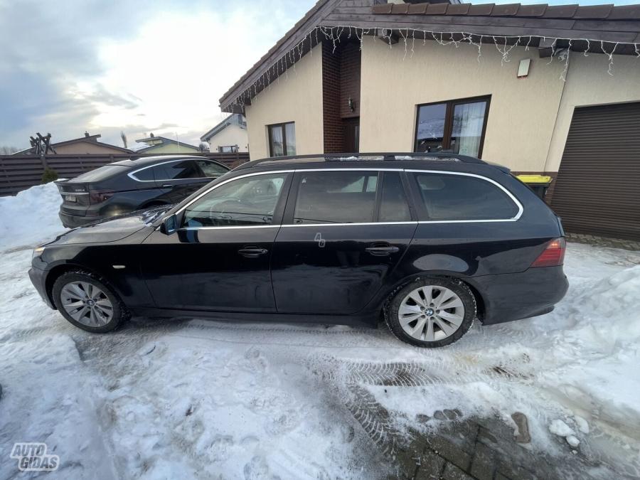 Black BMW 520 2008 in Klaipeda, with an engine capacity of 2.00 L and mileage of 450 thousand km for 2000 €, photo 11 on AUTOMOTO.COM.LV
