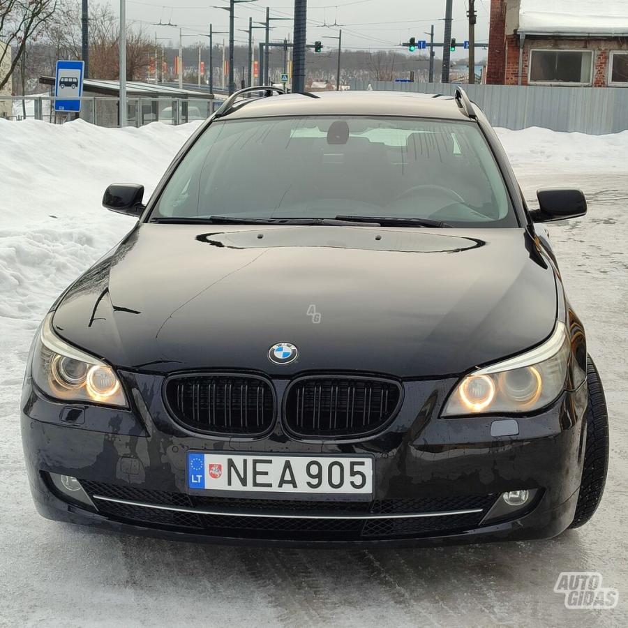 Melns BMW 520 2008 Kauņa, ar dzinēja tilpumu 2.00 L un nobraukumu 360 tūkst. km par 3350 €, foto 2 vietnē AUTOMOTO.COM.LV