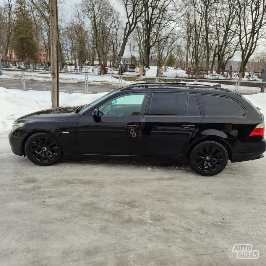 Melns BMW 520 2008 Kauņa, ar dzinēja tilpumu 2.00 L un nobraukumu 360 tūkst. km par 3350 €, foto 4 vietnē AUTOMOTO.COM.LV