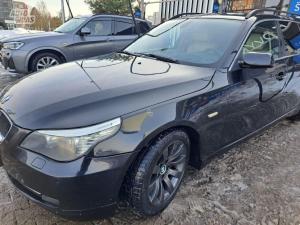 Black BMW 520 2008 in Kaunas, with an engine capacity of 2.00 L and mileage of 352 thousand km for 4863 €, photo 2 on AUTOMOTO.COM.LV