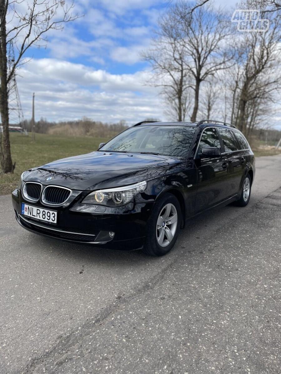 Melns BMW 520 2008 Mažeikiai, ar dzinēja tilpumu 2.00 L un nobraukumu 373 tūkst. km par 3100 €, foto 1 vietnē AUTOMOTO.COM.LV