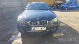 Black BMW 520 2008 in Riga, with an engine capacity of 2.00 L and mileage of 419 thousand km for 4000 €, photo 3 on AUTOMOTO.COM.LV