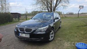Black BMW 520 2008 in Riga, with an engine capacity of 2.00 L and mileage of 419 thousand km for 4000 €, photo 6 on AUTOMOTO.COM.LV