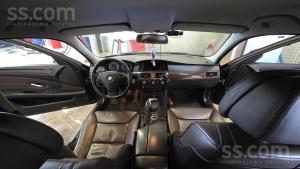 Black BMW 520 2008 in Riga, with an engine capacity of 2.00 L and mileage of 419 thousand km for 4000 €, photo 7 on AUTOMOTO.COM.LV