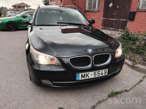 Melns BMW 520 2008 Rīga, ar dzinēja tilpumu 2.00 L un nobraukumu 391 tūkst. km par 4300 €, foto 2 vietnē AUTOMOTO.COM.LV