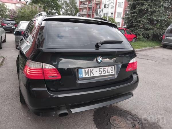 Черный БМВ 520 2008 в Рига, объемом двигателя 2.00 л и пробегом 391 тыс. км за 4200 €, фото 5 на AUTOMOTO.COM.LV