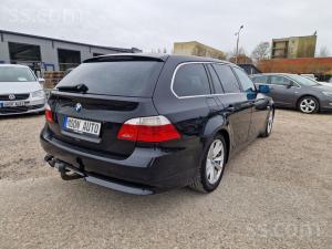 Black BMW 520 2008 in Liepaja, with an engine capacity of 2.00 L and mileage of 304 thousand km for 4690 €, photo 5 on AUTOMOTO.COM.LV