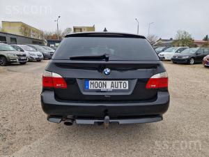Black BMW 520 2008 in Liepaja, with an engine capacity of 2.00 L and mileage of 304 thousand km for 4690 €, photo 6 on AUTOMOTO.COM.LV