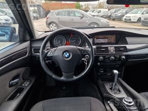 Black BMW 520 2008 in Liepaja, with an engine capacity of 2.00 L and mileage of 304 thousand km for 4690 €, photo 11 on AUTOMOTO.COM.LV