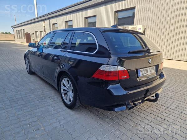 Melns BMW 520 2008 Liepāja, ar dzinēja tilpumu 2.00 L un nobraukumu 304 tūkst. km par 4490 €, foto 6 vietnē AUTOMOTO.COM.LV