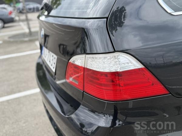 Черный БМВ 520 2008 в Рига, объемом двигателя 2.00 л и пробегом 384 тыс. км за 3500 €, фото 5 на AUTOMOTO.COM.LV