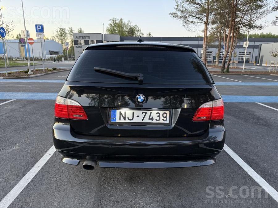 Melns BMW 520 2008 Rīga, ar dzinēja tilpumu 2.00 L un nobraukumu 385 tūkst. km par 4100 €, foto 5 vietnē AUTOMOTO.COM.LV