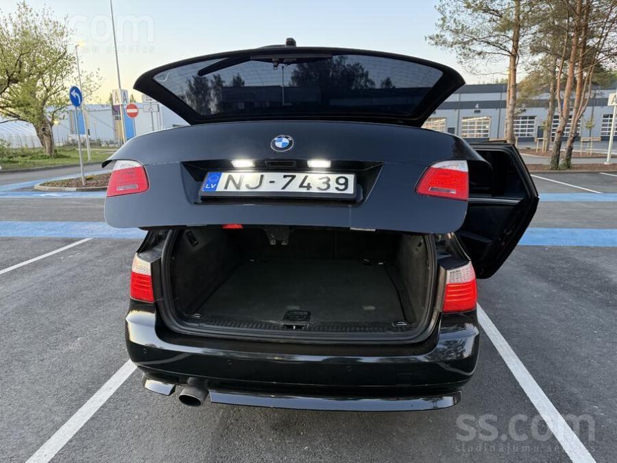 Melns BMW 520 2008 Rīga, ar dzinēja tilpumu 2.00 L un nobraukumu 385 tūkst. km par 4100 €, foto 6 vietnē AUTOMOTO.COM.LV