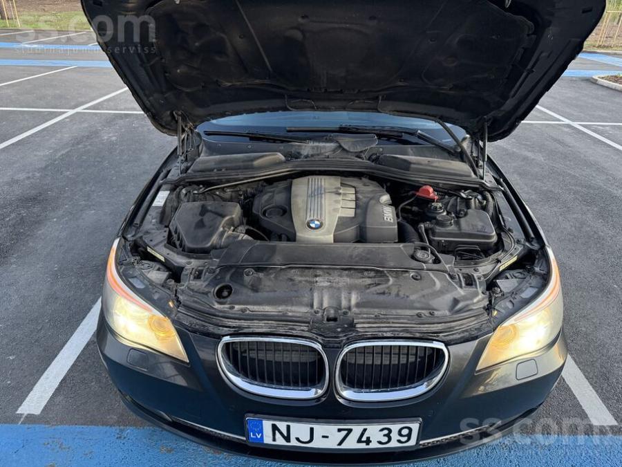 Melns BMW 520 2008 Rīga, ar dzinēja tilpumu 2.00 L un nobraukumu 385 tūkst. km par 4100 €, foto 9 vietnē AUTOMOTO.COM.LV