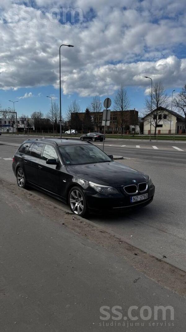 Melns BMW 520 2008 Jelgava, ar dzinēja tilpumu 2.00 L un nobraukumu 408 tūkst. km par 4500 €, foto 1 vietnē AUTOMOTO.COM.LV