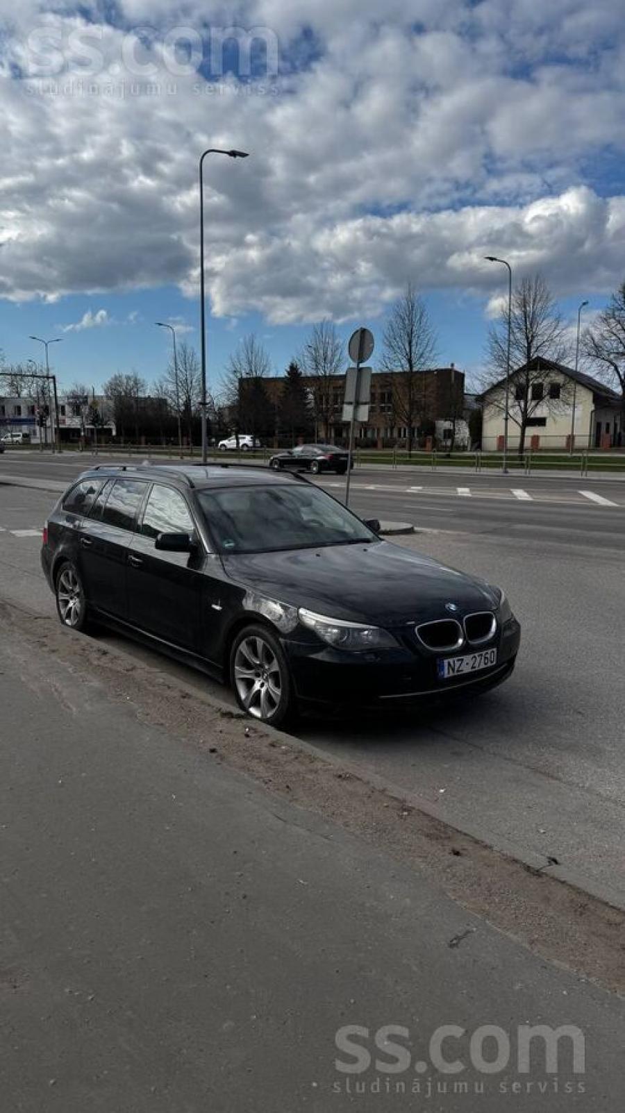 Melns BMW 520 2008 Jelgava, ar dzinēja tilpumu 2.00 L un nobraukumu 408 tūkst. km par 4500 €, foto 1 vietnē AUTOMOTO.COM.LV
