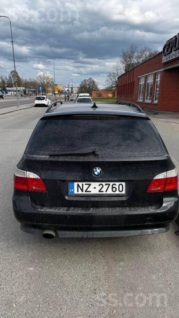 Melns BMW 520 2008 Jelgava, ar dzinēja tilpumu 2.00 L un nobraukumu 408 tūkst. km par 4500 €, foto 6 vietnē AUTOMOTO.COM.LV