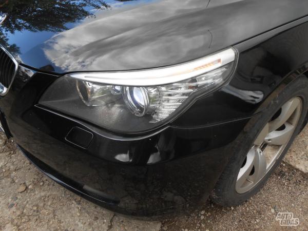 Melns BMW 520 2008 Kauņa, ar dzinēja tilpumu 2.00 L un nobraukumu 211 tūkst. km par 4500 €, foto 3 vietnē AUTOMOTO.COM.LV