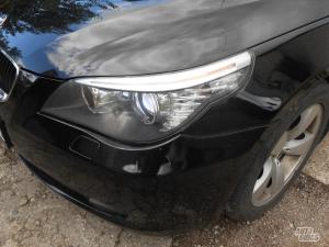 Black BMW 520 2008 in Kaunas, with an engine capacity of 2.00 L and mileage of 211 thousand km for 4500 €, photo 4 on AUTOMOTO.COM.LV