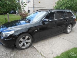 Black BMW 520 2008 in Kaunas, with an engine capacity of 2.00 L and mileage of 211 thousand km for 4500 €, photo 5 on AUTOMOTO.COM.LV