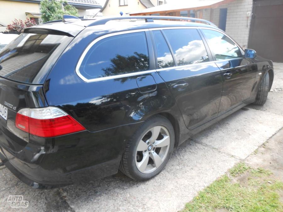 Black BMW 520 2008 in Kaunas, with an engine capacity of 2.00 L and mileage of 211 thousand km for 4500 €, photo 13 on AUTOMOTO.COM.LV