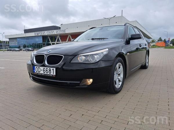 Black BMW 520 2008 in Rezekne, with an engine capacity of 2.00 L and mileage of 292 thousand km for 4150 €, photo 2 on AUTOMOTO.COM.LV