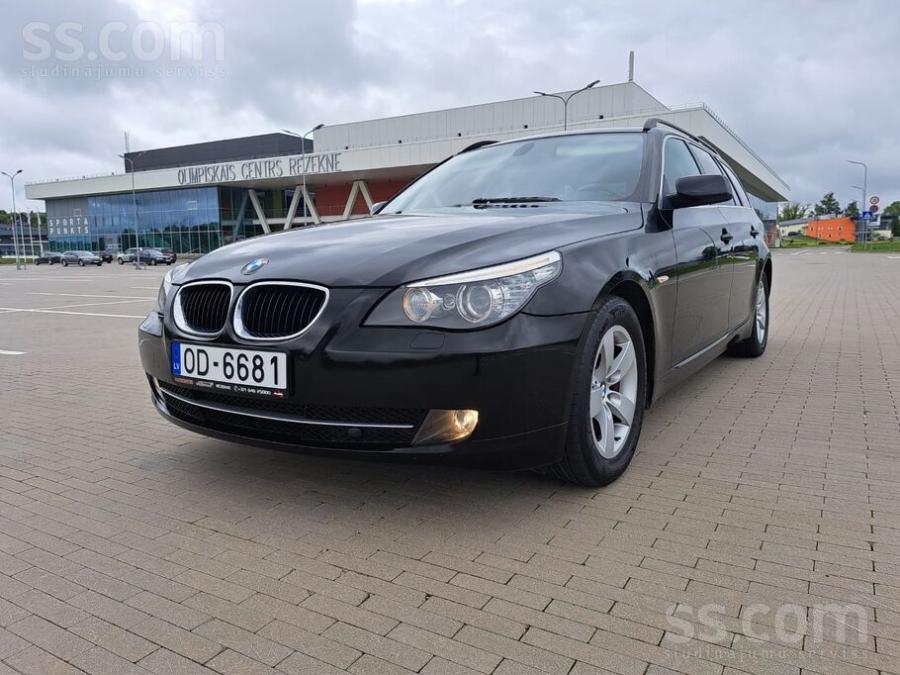 Melns BMW 520 2008 Rēzekne, ar dzinēja tilpumu 2.00 L un nobraukumu 292 tūkst. km par 4150 €, foto 3 vietnē AUTOMOTO.COM.LV