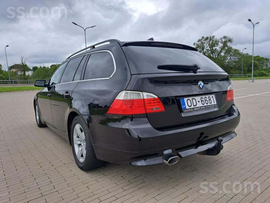 Melns BMW 520 2008 Rēzekne, ar dzinēja tilpumu 2.00 L un nobraukumu 292 tūkst. km par 4150 €, foto 6 vietnē AUTOMOTO.COM.LV