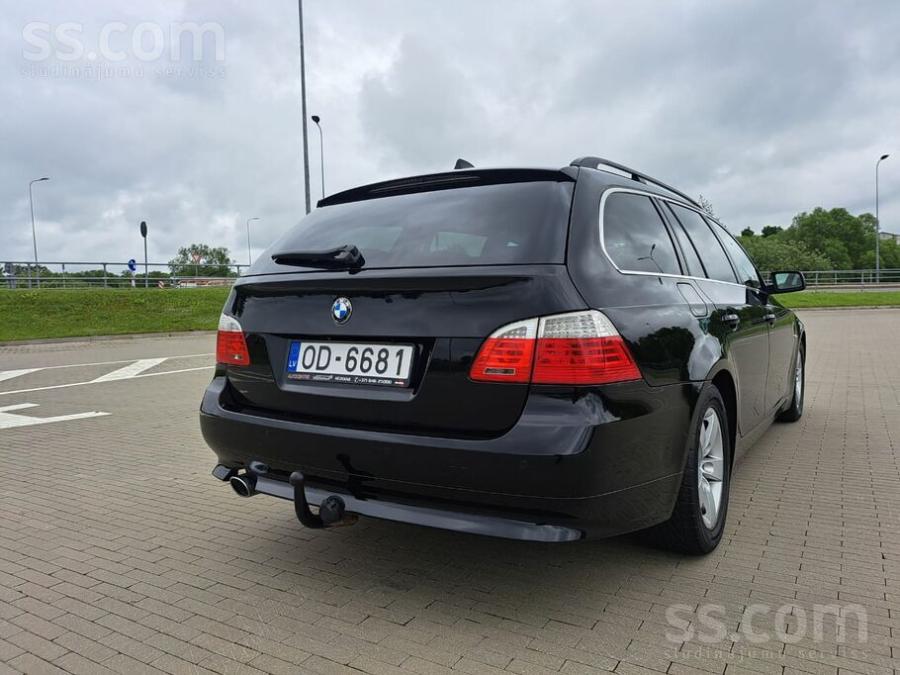 Melns BMW 520 2008 Rēzekne, ar dzinēja tilpumu 2.00 L un nobraukumu 292 tūkst. km par 4150 €, foto 7 vietnē AUTOMOTO.COM.LV