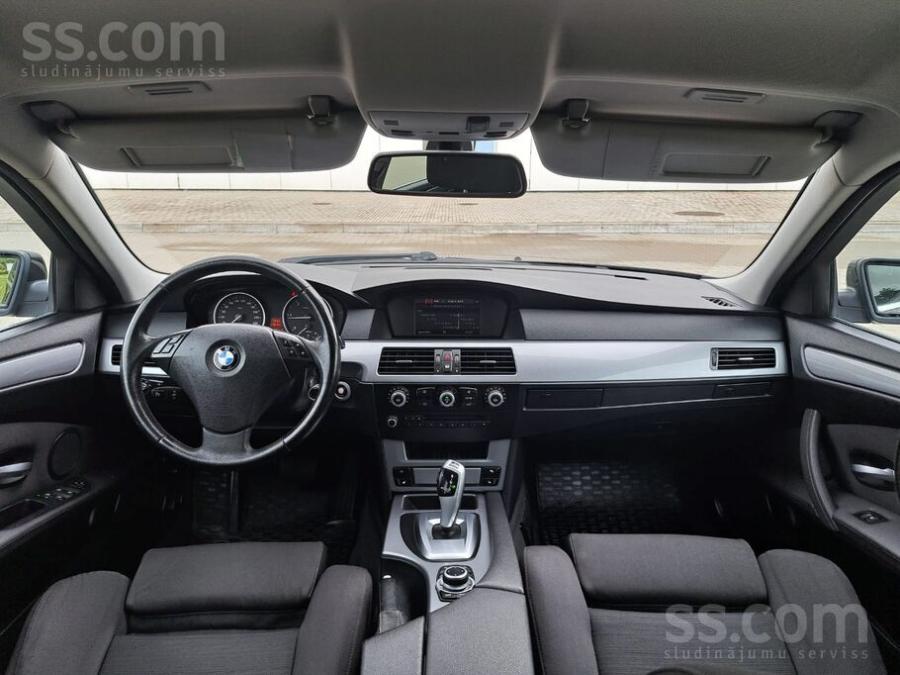 Melns BMW 520 2008 Rēzekne, ar dzinēja tilpumu 2.00 L un nobraukumu 292 tūkst. km par 4150 €, foto 13 vietnē AUTOMOTO.COM.LV