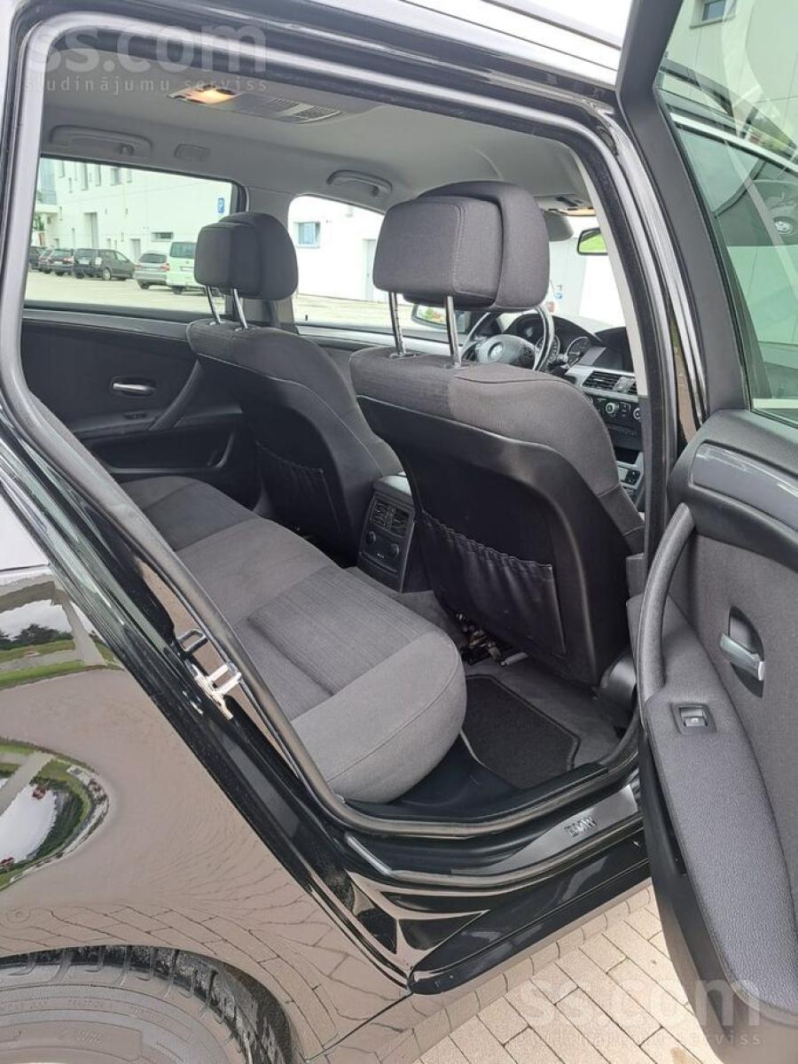 Melns BMW 520 2008 Rēzekne, ar dzinēja tilpumu 2.00 L un nobraukumu 292 tūkst. km par 4150 €, foto 17 vietnē AUTOMOTO.COM.LV