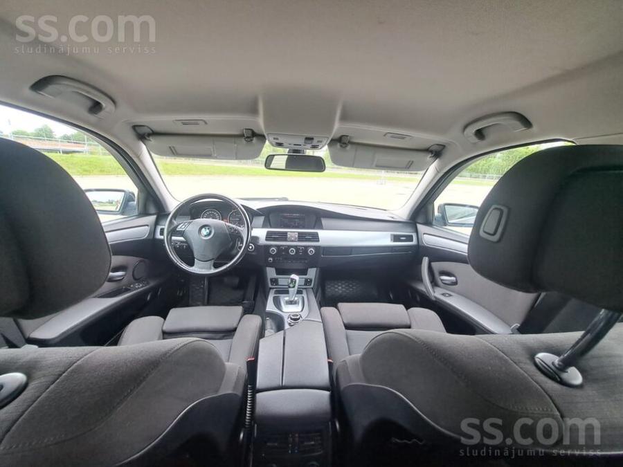 Melns BMW 520 2008 Rēzekne, ar dzinēja tilpumu 2.00 L un nobraukumu 292 tūkst. km par 4150 €, foto 18 vietnē AUTOMOTO.COM.LV