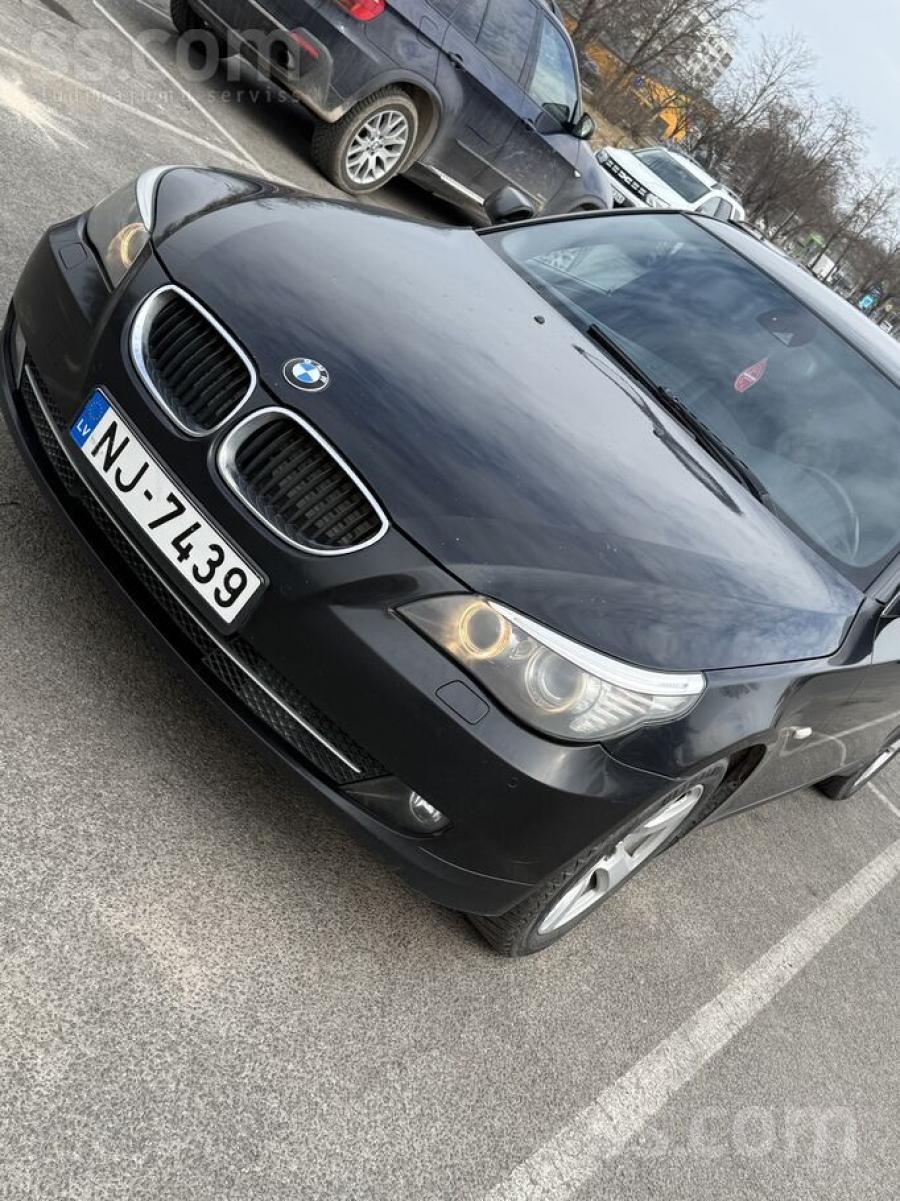 Melns BMW 520 2008 Rīga, ar dzinēja tilpumu 2.00 L un nobraukumu 383 tūkst. km par 3600 €, foto 1 vietnē AUTOMOTO.COM.LV