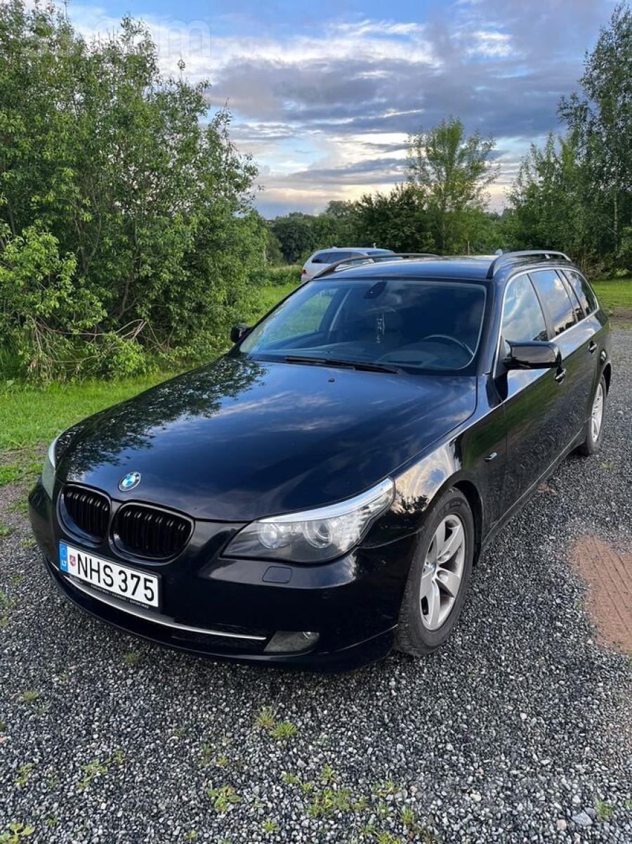 Черный БМВ 520 2008 в Бауска, объемом двигателя 2.00 л и пробегом 316 тыс. км за 3600 €, фото 4 на AUTOMOTO.COM.LV