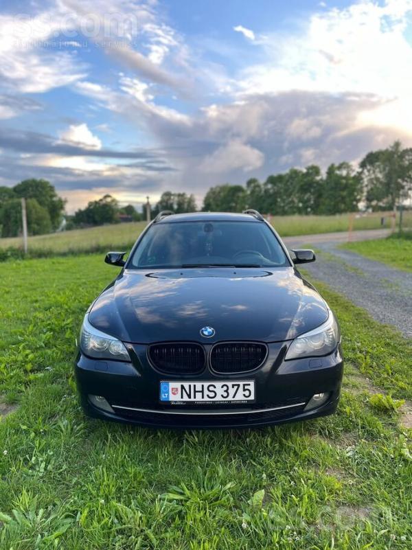 Black BMW 520 2008 in Bauska, with an engine capacity of 2.00 L and mileage of 316 thousand km for 3600 €, photo 7 on AUTOMOTO.COM.LV