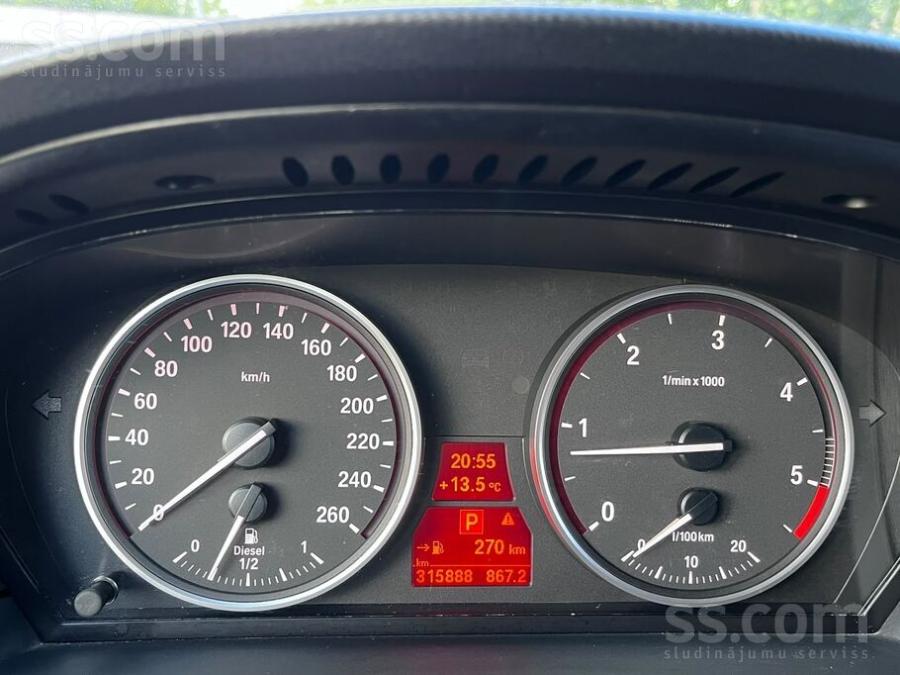 Черный БМВ 520 2008 в Бауска, объемом двигателя 2.00 л и пробегом 316 тыс. км за 3600 €, фото 17 на AUTOMOTO.COM.LV