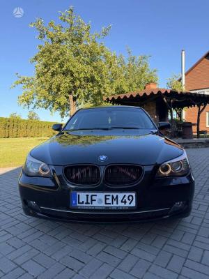 Black BMW 520 2008 in Vilnius, with an engine capacity of 0.00 L and mileage of 220 thousand km for 3900 €, photo 7 on AUTOMOTO.COM.LV