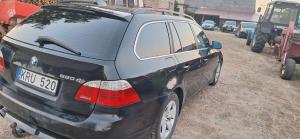 Black BMW 520 2008 in Mazeikiai, with an engine capacity of 2.00 L and mileage of 325 thousand km for 3000 €, photo 4 on AUTOMOTO.COM.LV