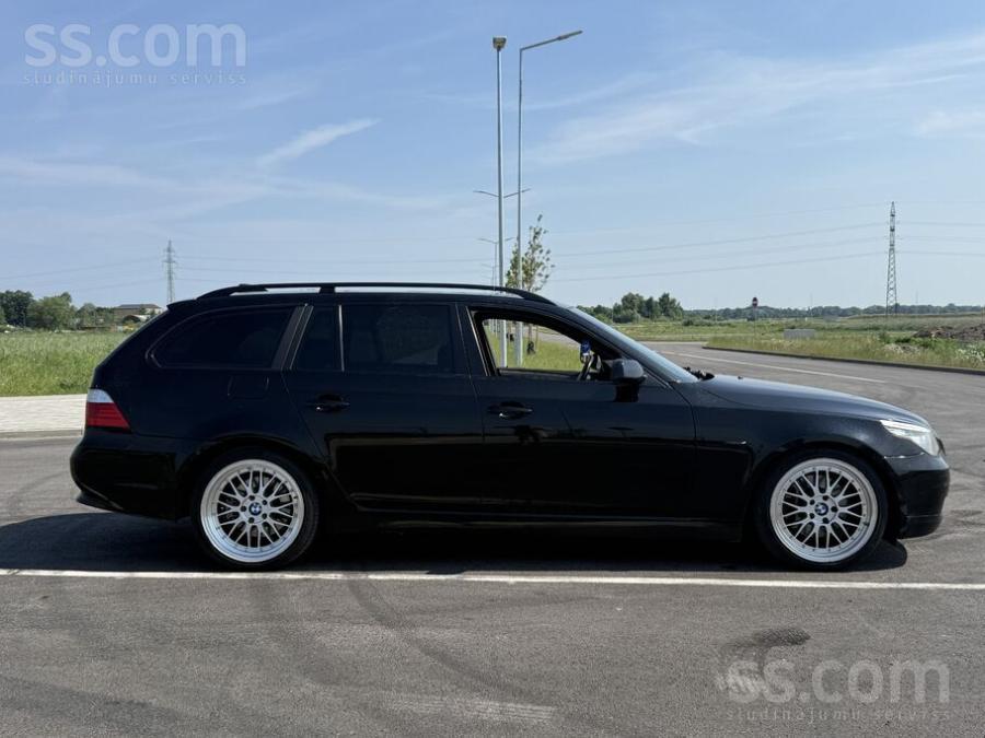 Melns BMW 520 2008 Liepāja, ar dzinēja tilpumu 2.00 L un nobraukumu 268 tūkst. km par 4000 €, foto 6 vietnē AUTOMOTO.COM.LV