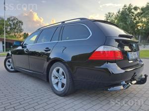 Black BMW 520 2008 in Rezekne, with an engine capacity of 2.00 L and mileage of 293 thousand km for 4250 €, photo 3 on AUTOMOTO.COM.LV